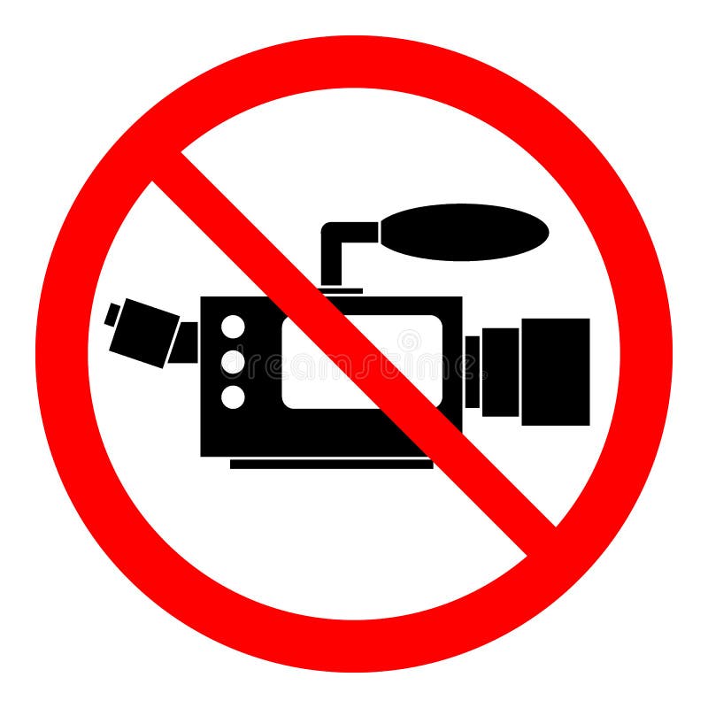 No camera sign stock illustration. Illustration of multimedia - 165040976