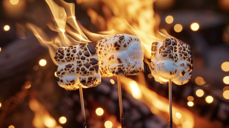 No Campfire is Complete without these Fireside Marshmallow Pops Adorned ...