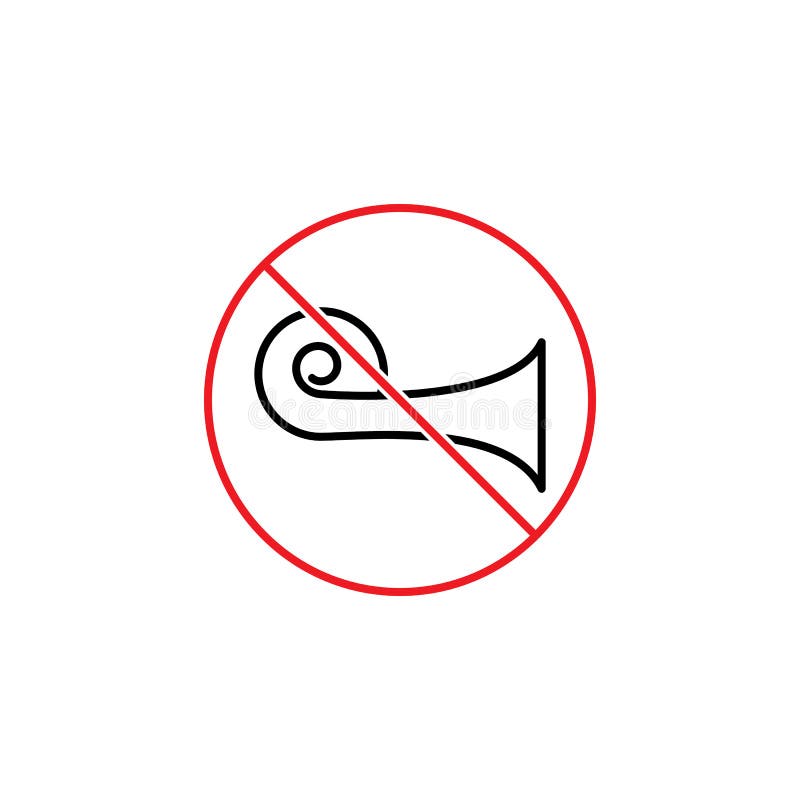 No Horn Sign Stock Illustrations – 512 No Horn Sign Stock Illustrations ...