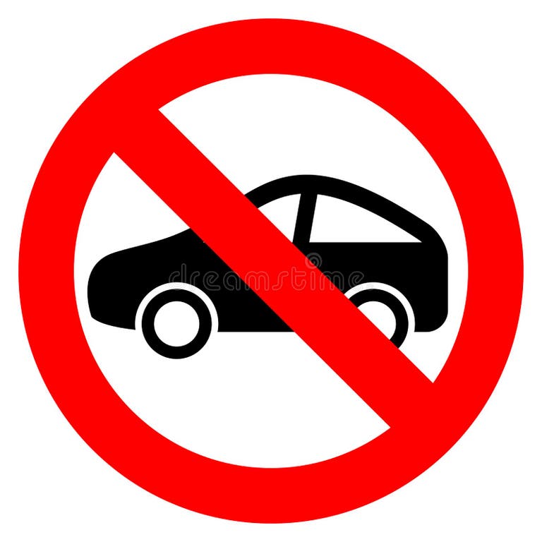 No Car Sign Stock Illustrations – 10,259 No Car Sign Stock ...
