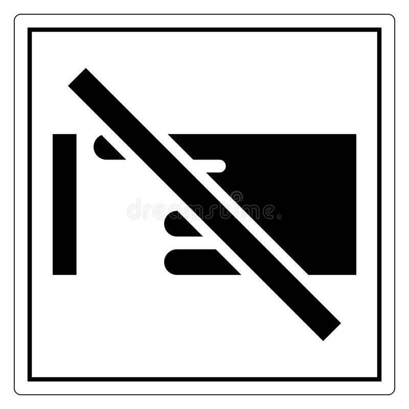 No Cash Payment Symbol for Safe Transactions Stock Illustration ...