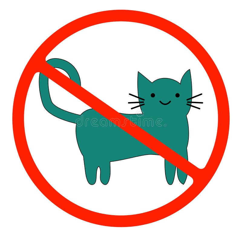 No Cat Sign