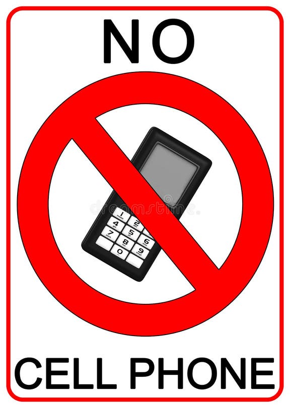 No Cell Phone Signs Stock Illustrations – 149 No Cell Phone Signs Stock ...