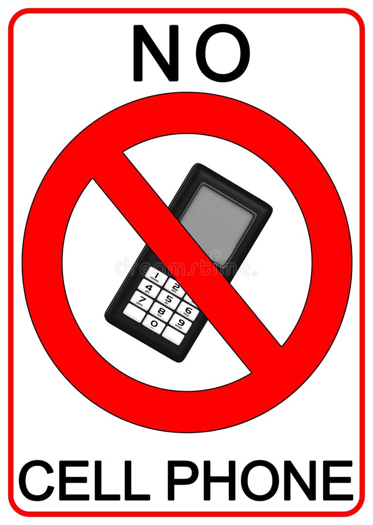 No Cell Phone Signs Stock Illustrations – 149 No Cell Phone Signs Stock ...