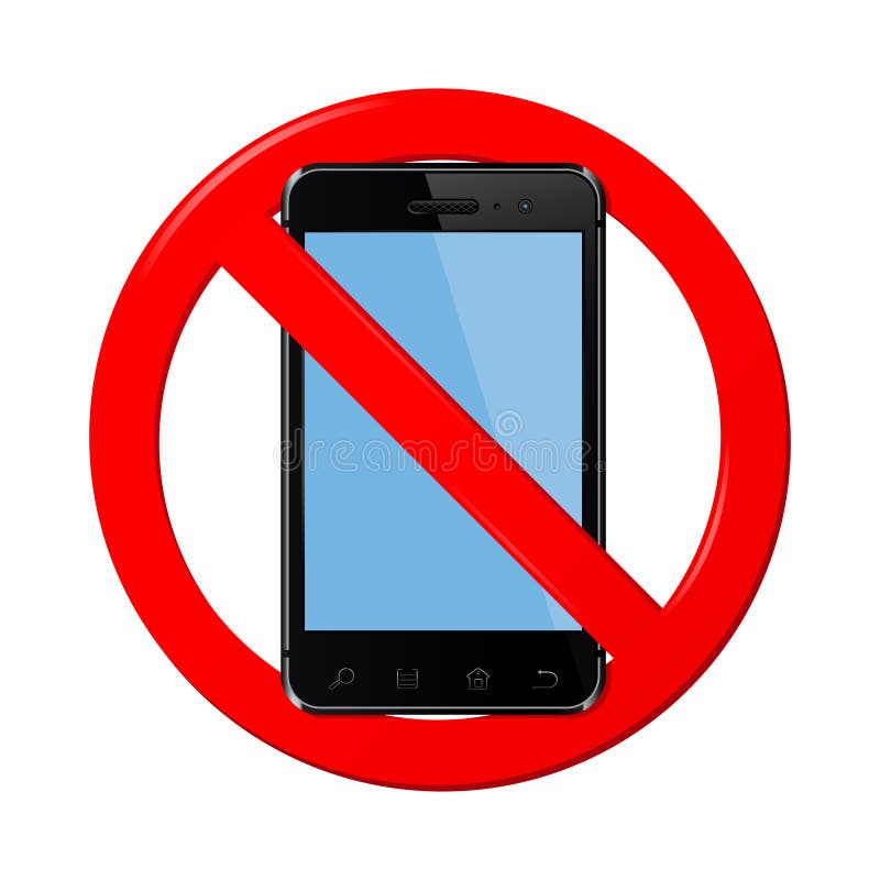 Use Cell Phone Restricted Sign Stock Illustrations – 857 Use Cell Phone ...