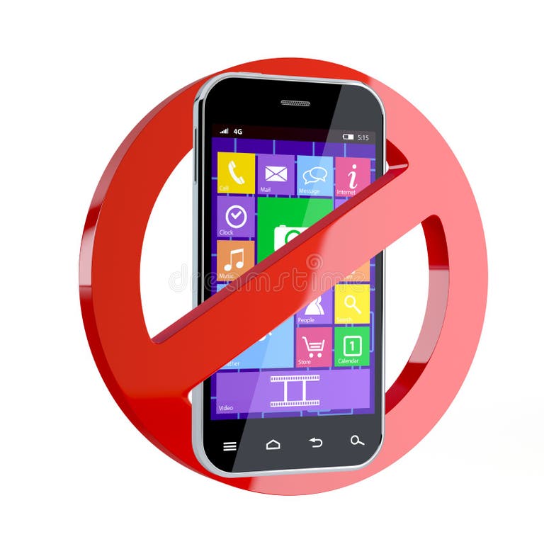 Use Cell Phone Restricted Sign Stock Illustrations – 929 Use Cell Phone ...