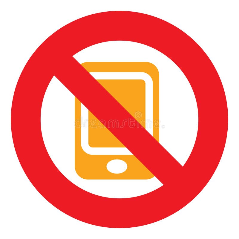 No Cell Phones Stock Illustrations – 357 No Cell Phones Stock ...