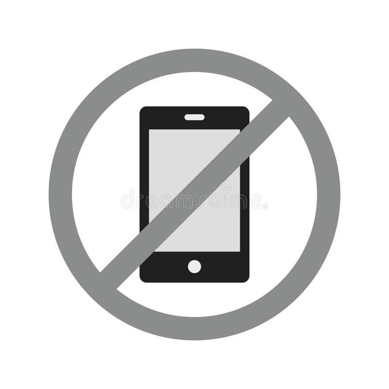No Cell Phones Stock Illustrations – 359 No Cell Phones Stock ...