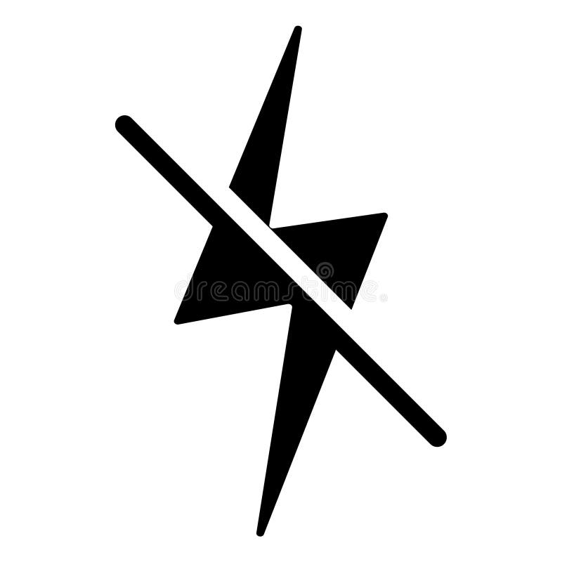 No Charge Icon Design in Flat Style. Stock Vector - Illustration of ...