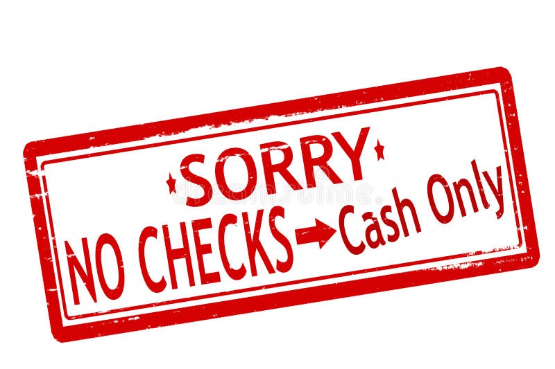 No checks stock illustration. Illustration of rectangular - 108948107