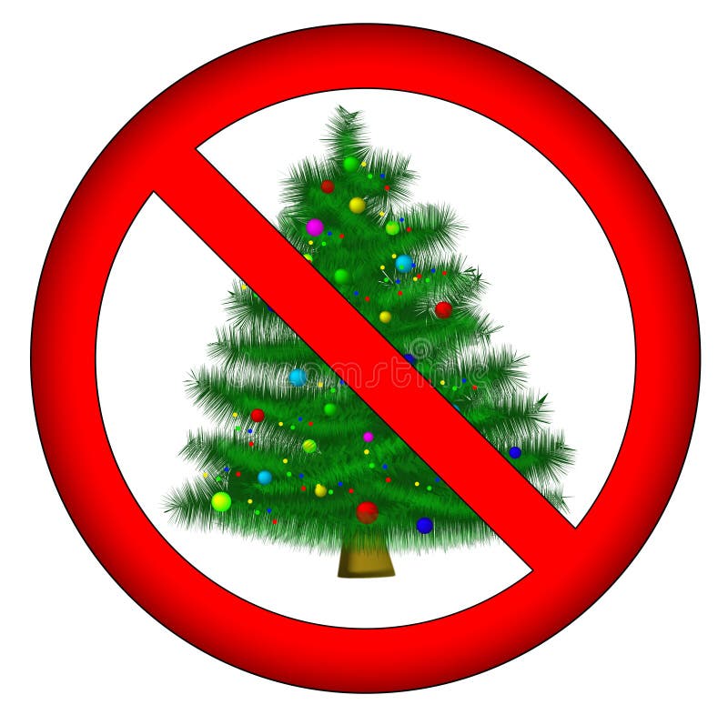 No christmas for you! stock illustration. Illustration of gentle - 838286