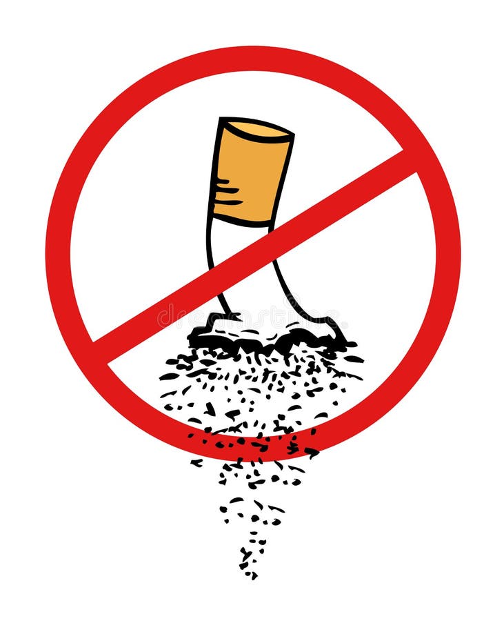 No cigar sign stock vector. Illustration of smoking, group - 53621092