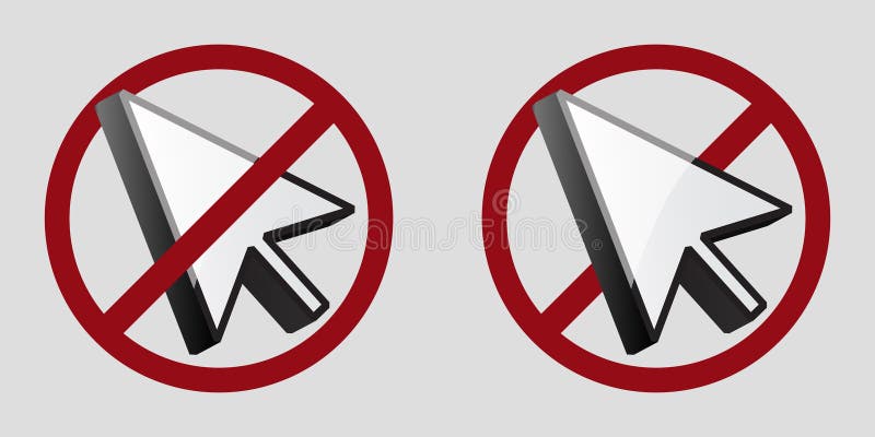 Prohibited Mouse Stock Illustrations – 194 Prohibited Mouse Stock ...