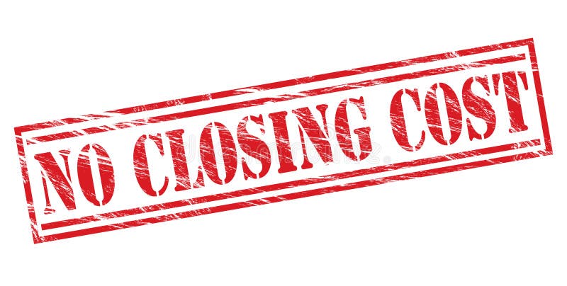 No Closing Cost Rubber Stamp Stock Vector - Illustration of filly ...