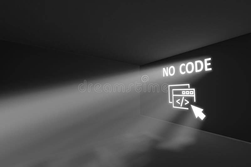 NO CODE Rays Volume Light Concept 3d Stock Illustration - Illustration ...