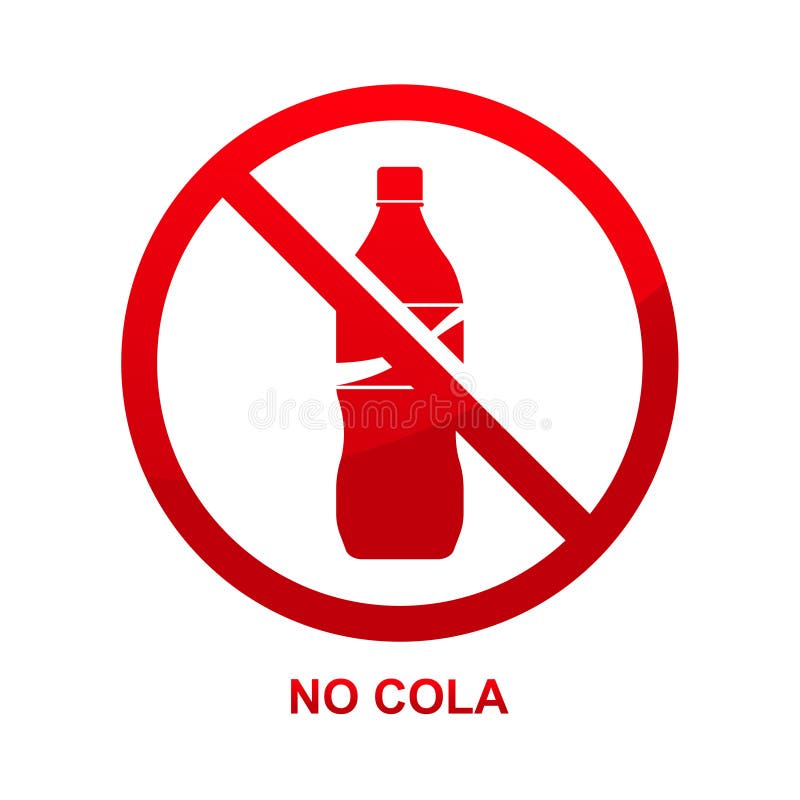 No Food or Drink Allowed Sign Isolated on White Background Stock Vector ...