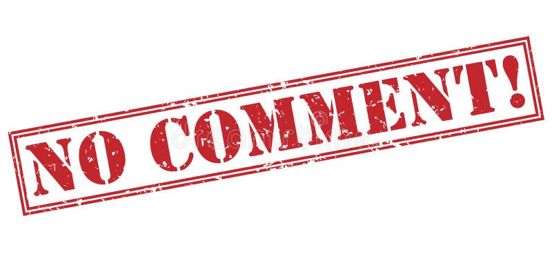 No comment red stamp stock illustration. Illustration of vintage - 96587720