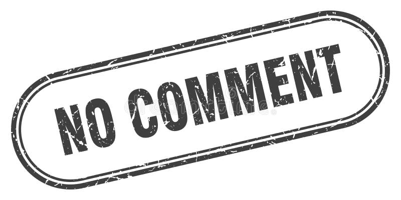 No comment stock vector. Illustration of design, label - 124314684