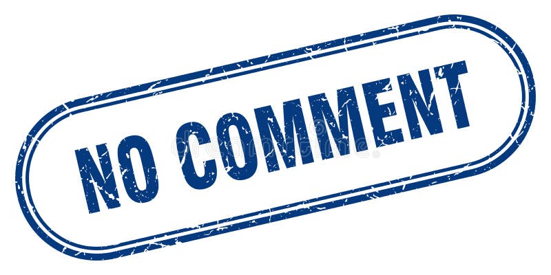 No comment stock vector. Illustration of design, label - 124314684