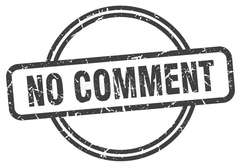No comment stamp stock vector. Illustration of grunge - 120115780