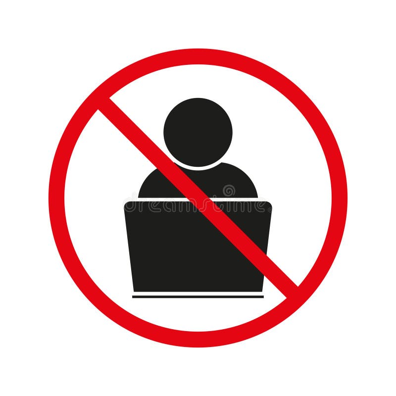 Prohibited Computer Stock Illustrations – 2,522 Prohibited Computer ...
