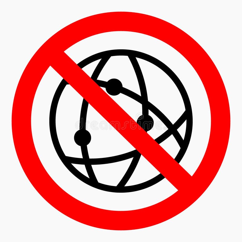 No connection stock vector. Illustration of censorship - 272690630