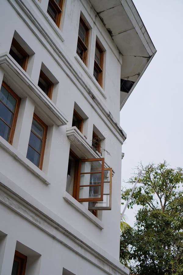 No Corner of the Building Window Stock Photo - Image of exterior ...