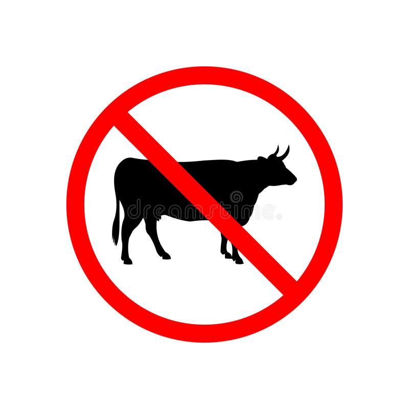 Cow sign stock illustration. Illustration of safe, brand - 373623235