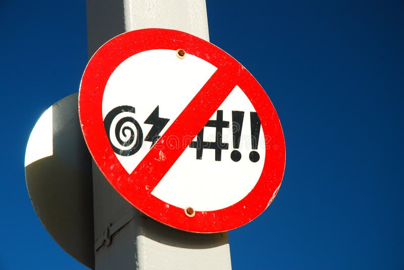 No Swearing Sign Stock Photos - Free & Royalty-Free Stock Photos from ...