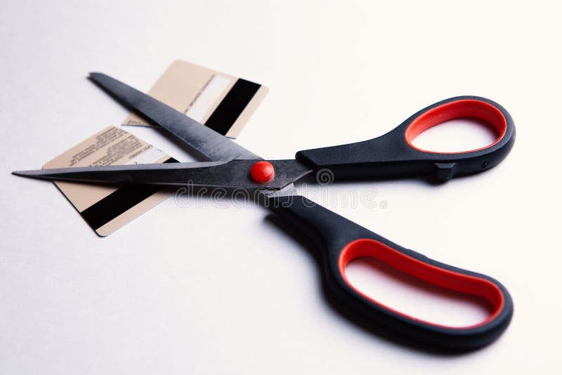 Card and scissors stock image. Image of cardboard, colourful - 69371963