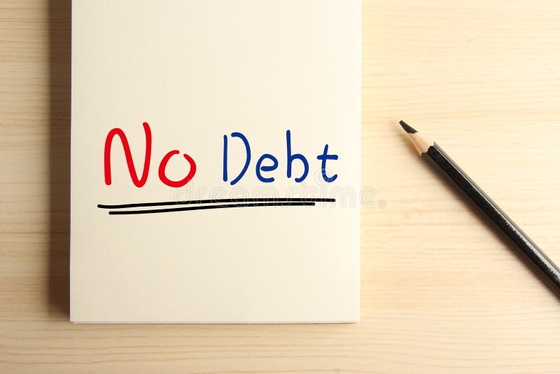 No Debt stock photo. Image of help, assets, male, credit - 58872956