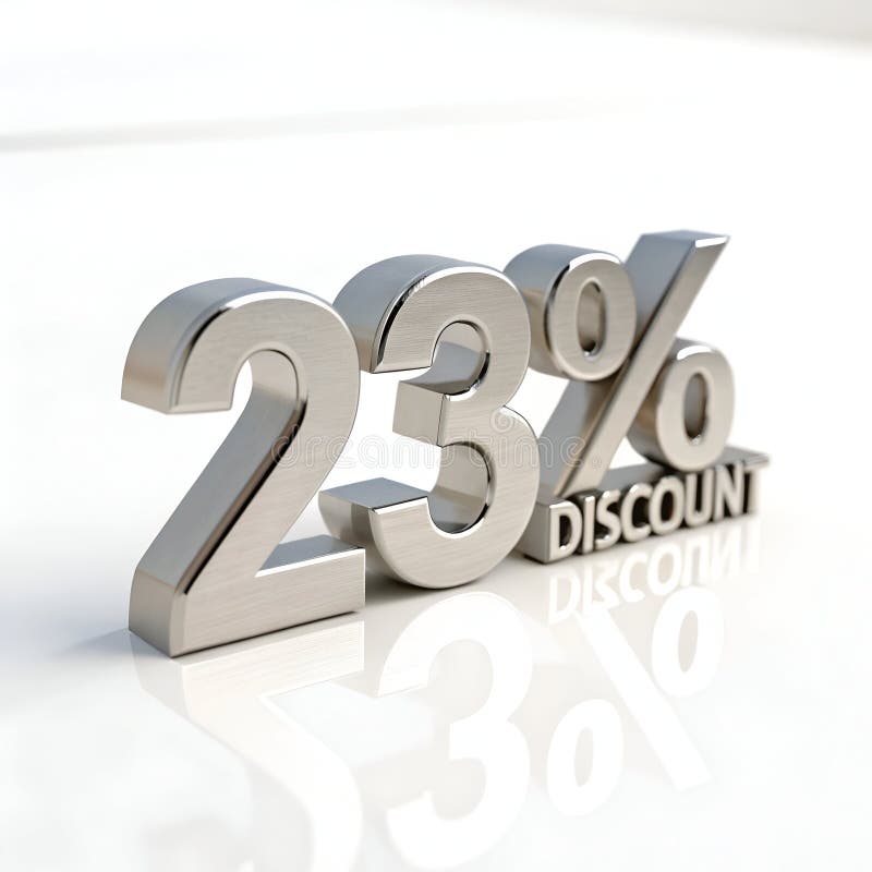 No Discount 3D Empty State Icon Pack, Pricing and Sales Concept Stock ...