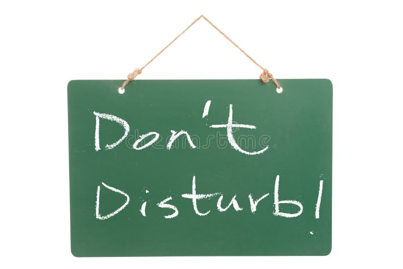 No disturbe foto de archivo. Imagen de nadie, escritura - 27120646