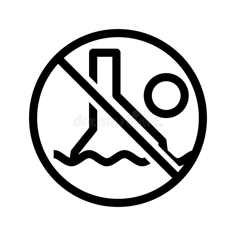 No Diving Icon Stock Illustrations – 351 No Diving Icon Stock ...