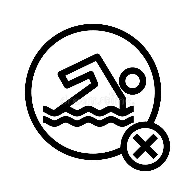 No Diving Icon Stock Illustrations – 351 No Diving Icon Stock ...