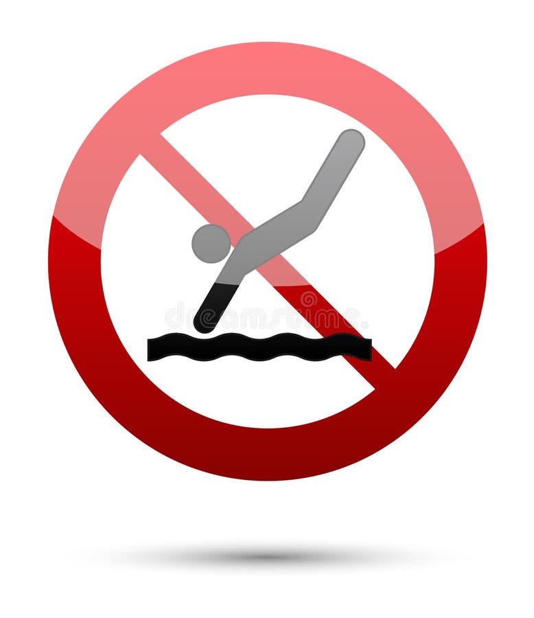 No Diving Icon Stock Illustrations – 351 No Diving Icon Stock ...