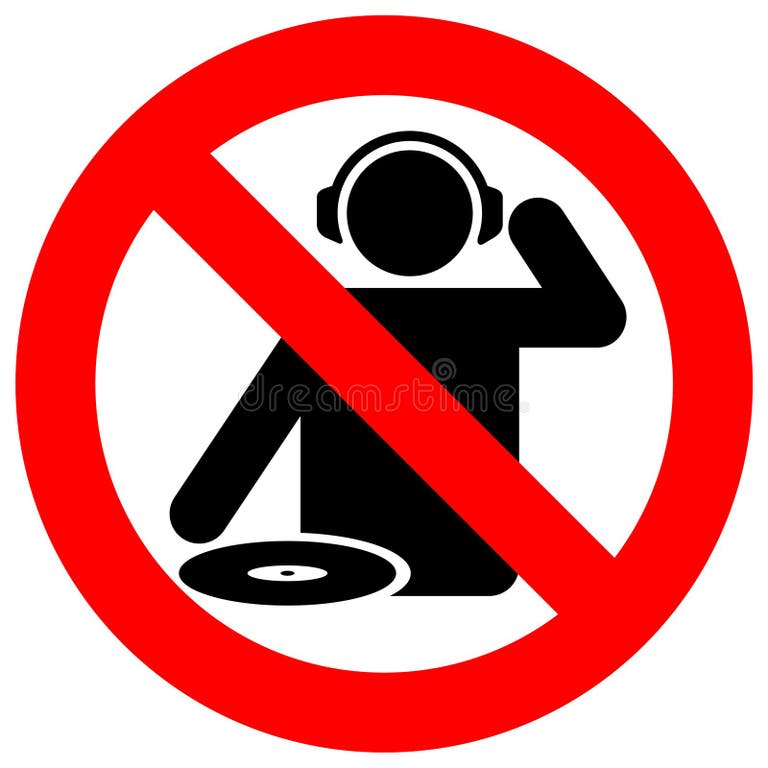 No Music Sign Stock Illustrations – 5,547 No Music Sign Stock ...