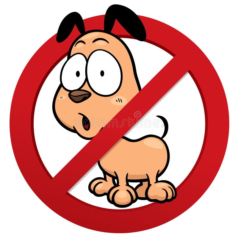 No dog sign stock vector. Illustration of symbol, icon - 51426410