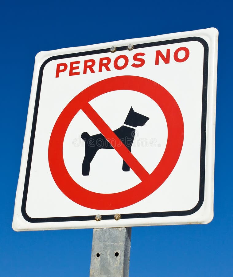 No Dogs stock image. Image of perro, perros, prohibited - 21204089