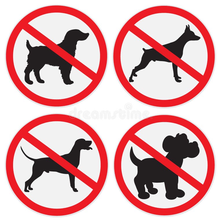 No Dogs Sign Stock Illustrations – 687 No Dogs Sign Stock Illustrations ...