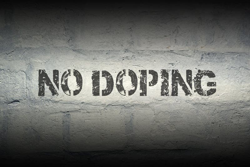 Doping Prohibition Sign Concept Stock Photo - Image of marker, doping ...