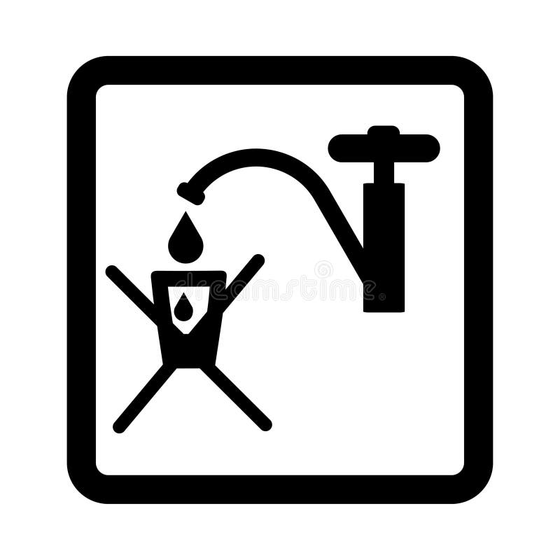 No Tap Water Sign Stock Illustrations – 318 No Tap Water Sign Stock ...