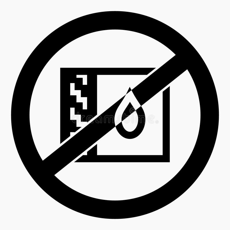 No drop icon stock vector. Illustration of disaster - 271448098