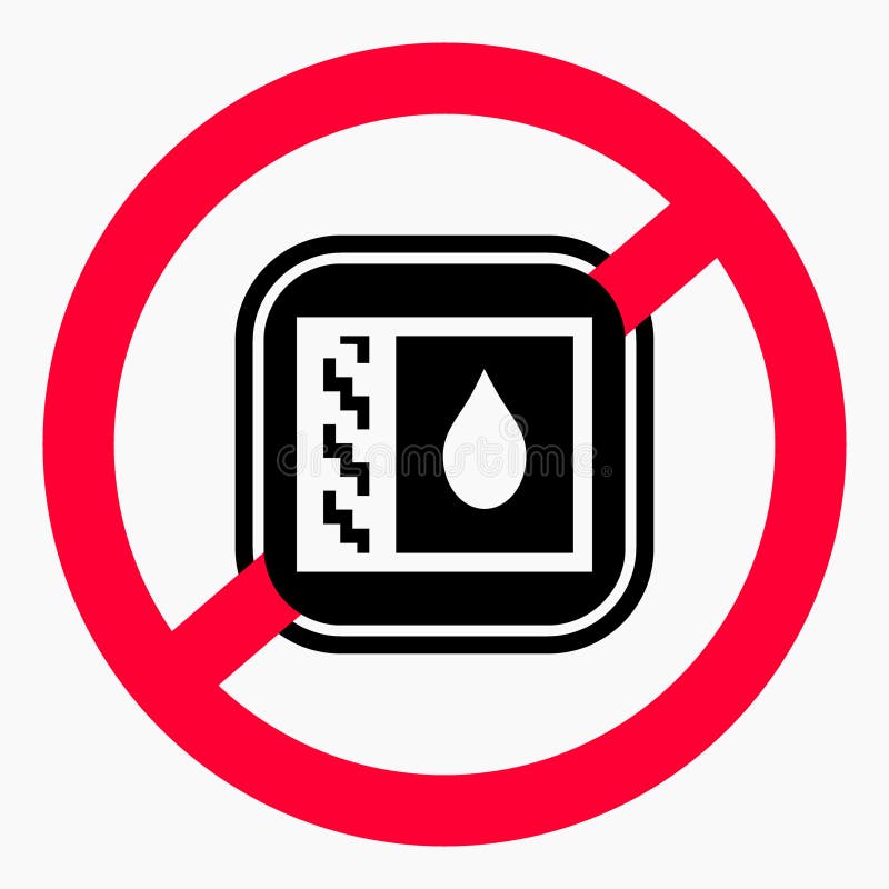 No drop icon stock vector. Illustration of waterproof - 271448106