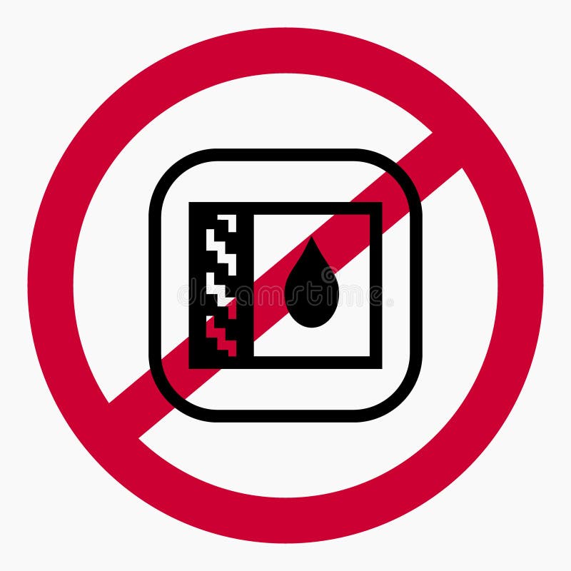 No drop icon stock vector. Illustration of symbol, isolated - 271448119