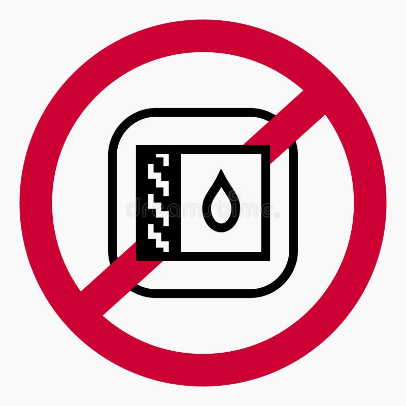 No drop icon stock vector. Illustration of symbol, safe - 271448124
