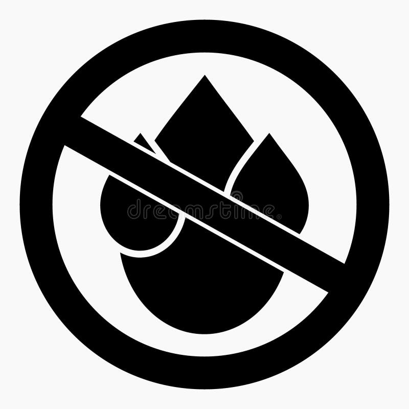 No drop icon stock vector. Illustration of rainy, leak - 271448130