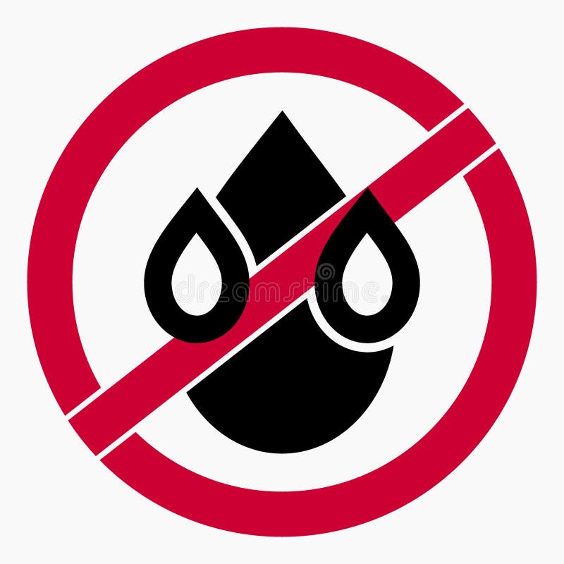 No drop icon stock vector. Illustration of leak, sealant - 271448137