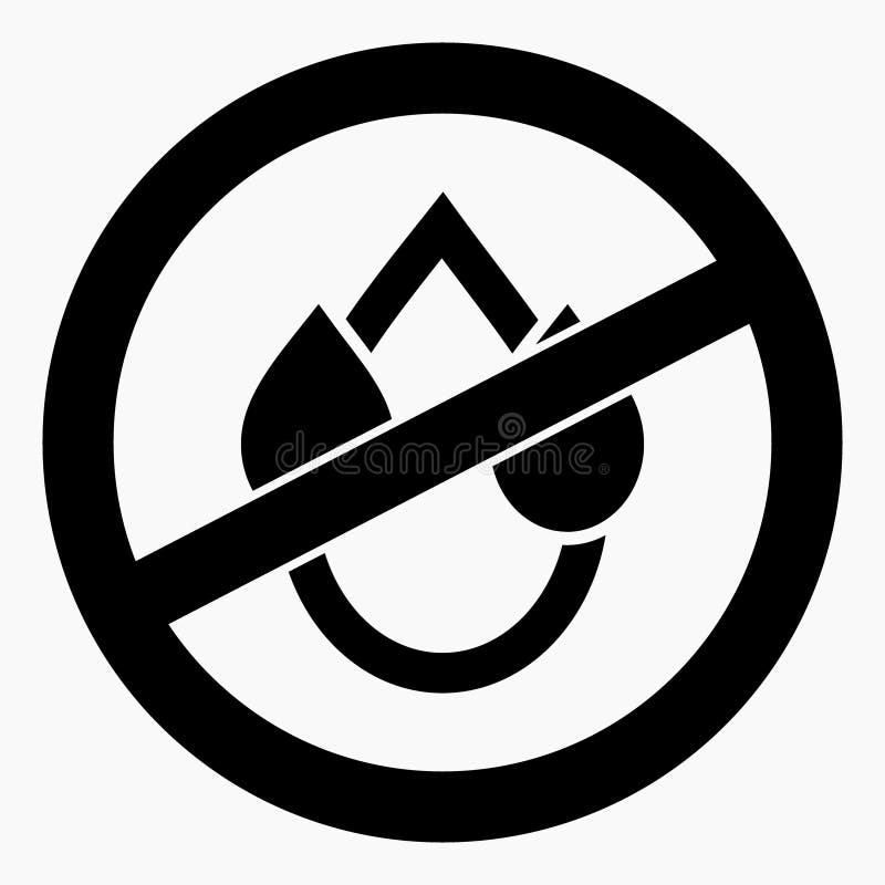 No drop icon stock vector. Illustration of rainy, splash - 271448139