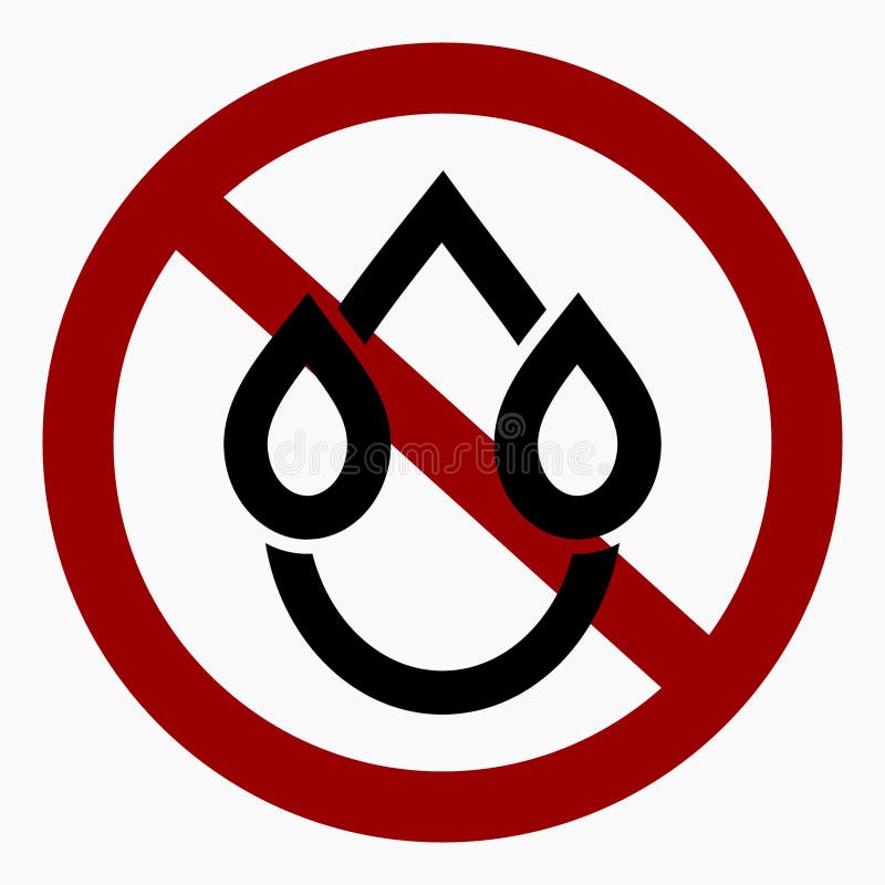 No drop icon stock vector. Illustration of watere, drop - 271448151